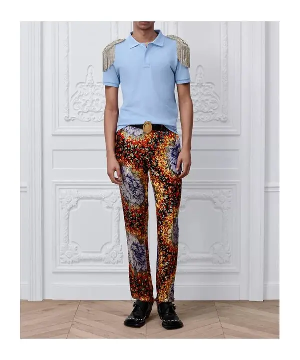 Dior Polo Shirt With Epaulets, Regular Fit