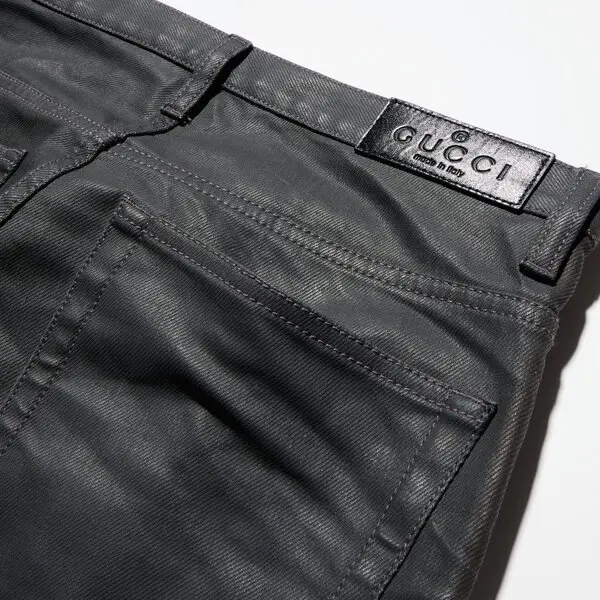 Gucci Slim-fit Resinated Jeans