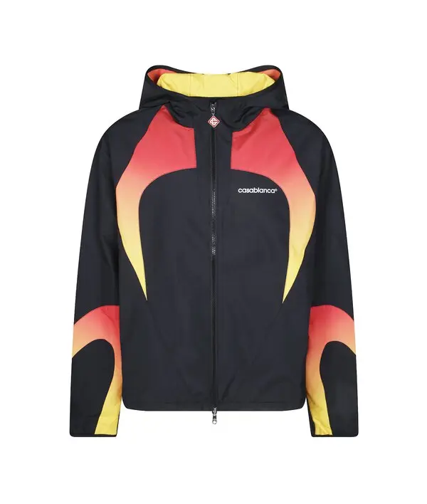 Casablanca Zip Up Hooded Jacket