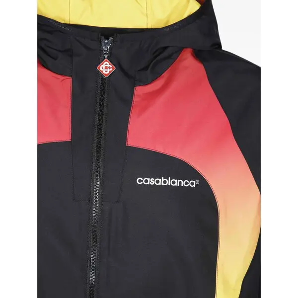 Casablanca Zip Up Hooded Jacket