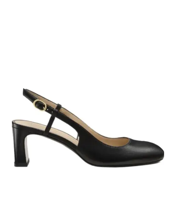 STUART WEITZMAN Babette Open-heeled Sandals - Black