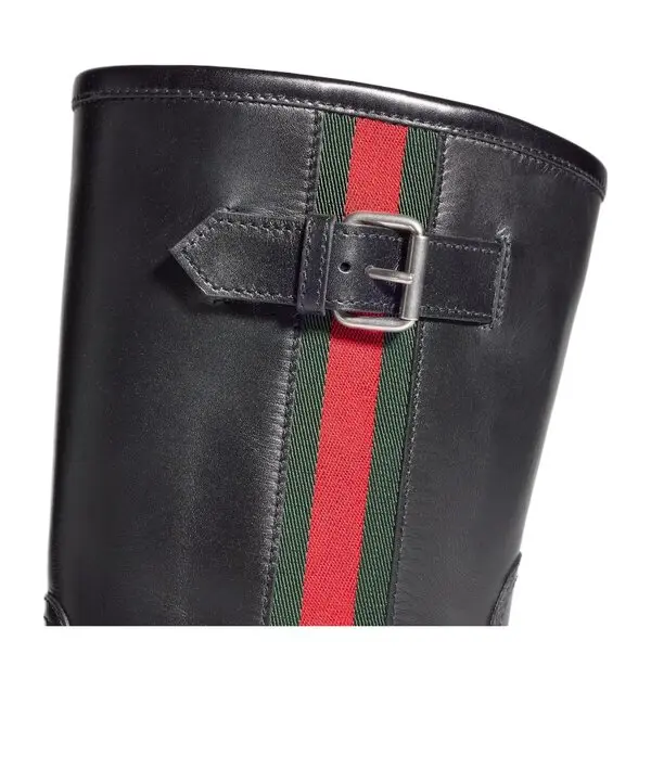 Gucci Web Detailed Boots
