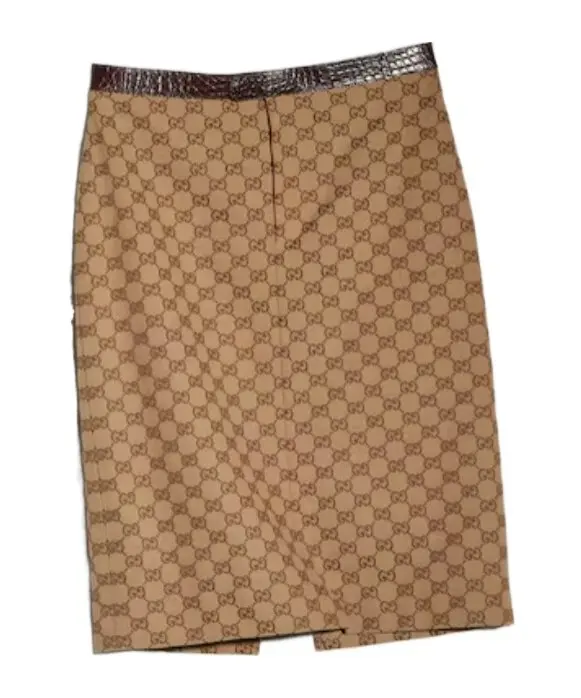 Gucci Gg Pattern Skirt