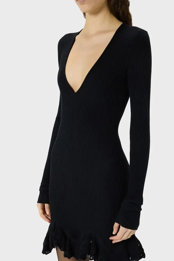 Blumarine Long-sleeved Dress