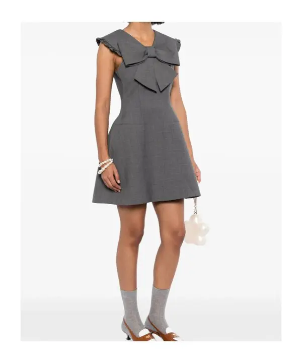 SHUSHU/TONG Bow-detail Dress