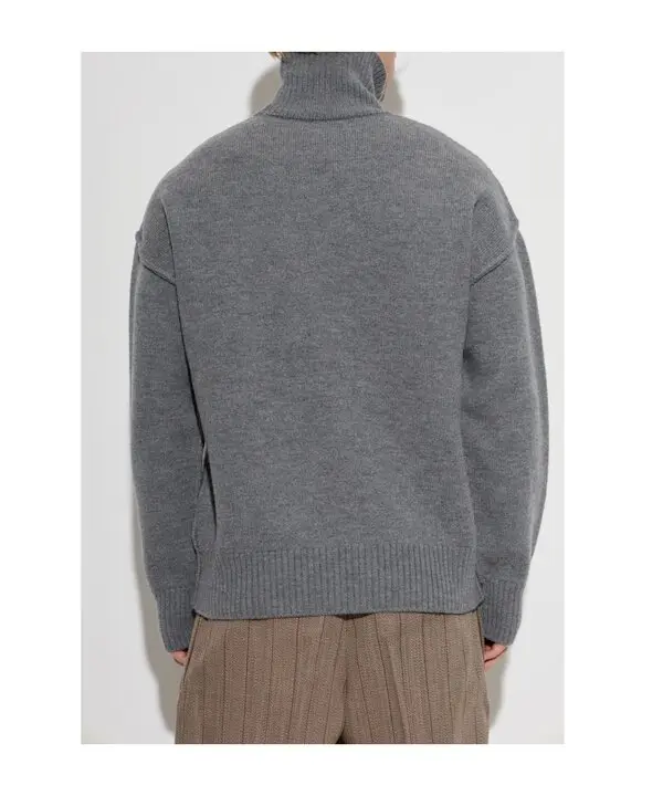 AMI Paris De Coeur Roll-neck Sweater
