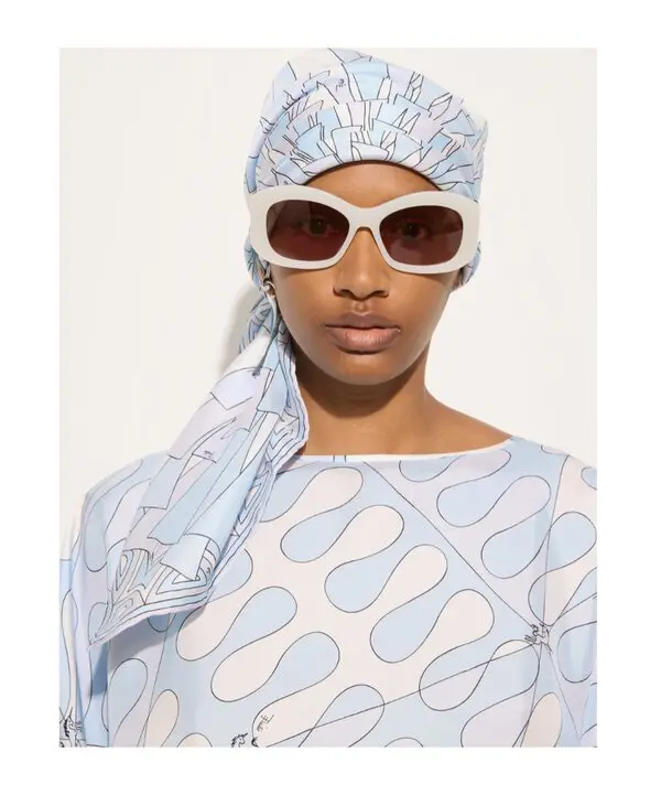 Emilio Pucci Baiadera Print Silk Scarf