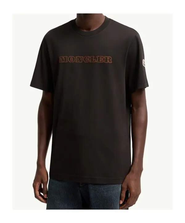 Moncler Logo Cotton Jersey T-shirt