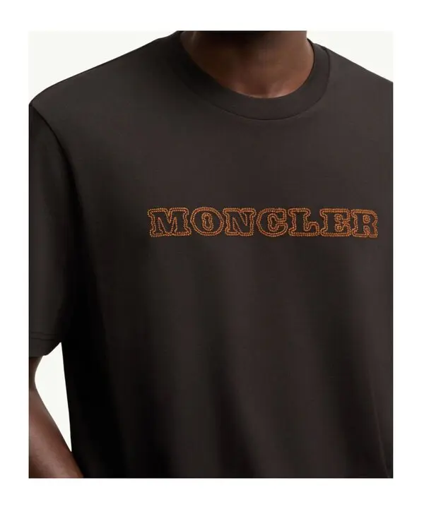 Moncler Logo Cotton Jersey T-shirt