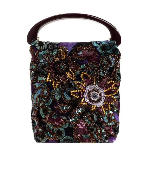 Dries Van Noten Decorated Bucket Bag