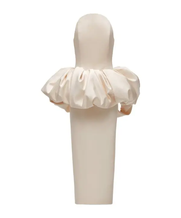 Magda Butrym Bubble Peplum Column Gown