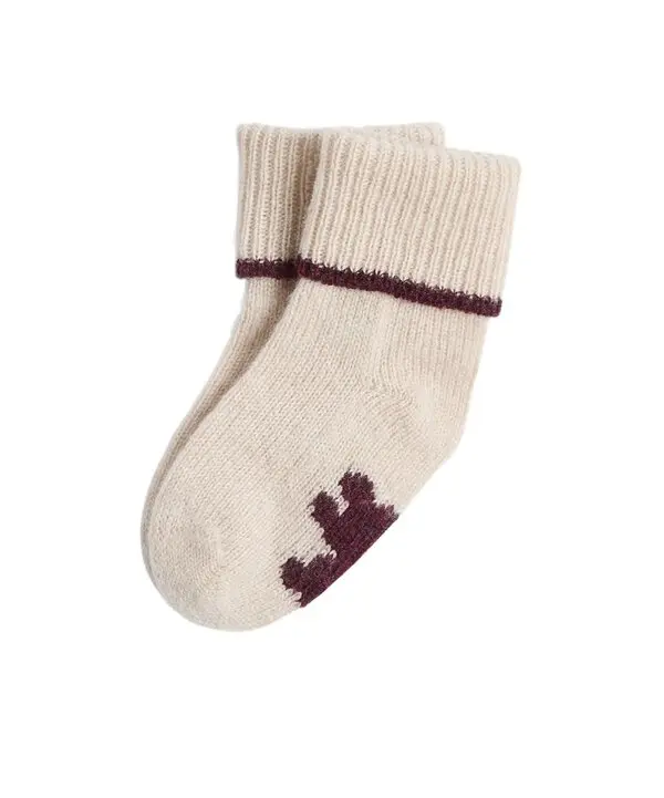 Brunello Cucinelli Cashmere Knitted Socks - Beige