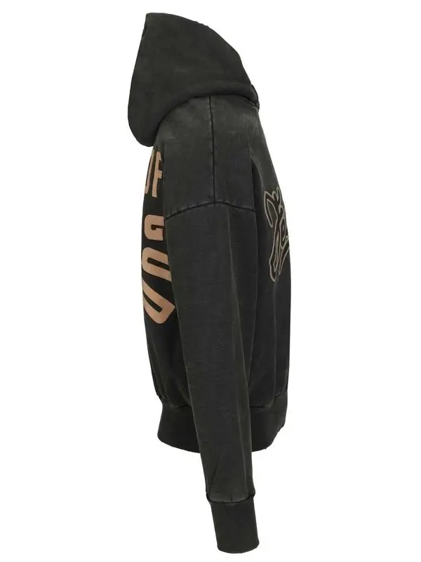 Fear Of God Vintage Logo Hoodie - Black