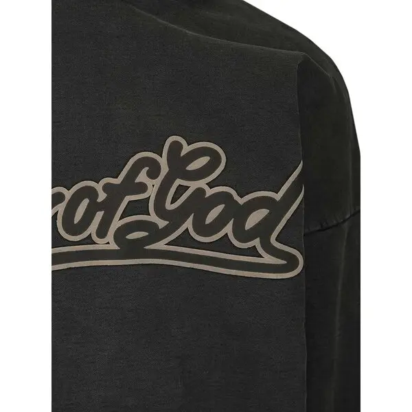 Fear Of God Vintage Logo Hoodie - Black