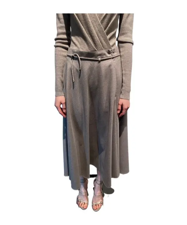 Max Mara Pleated Midi Skirt - Black
