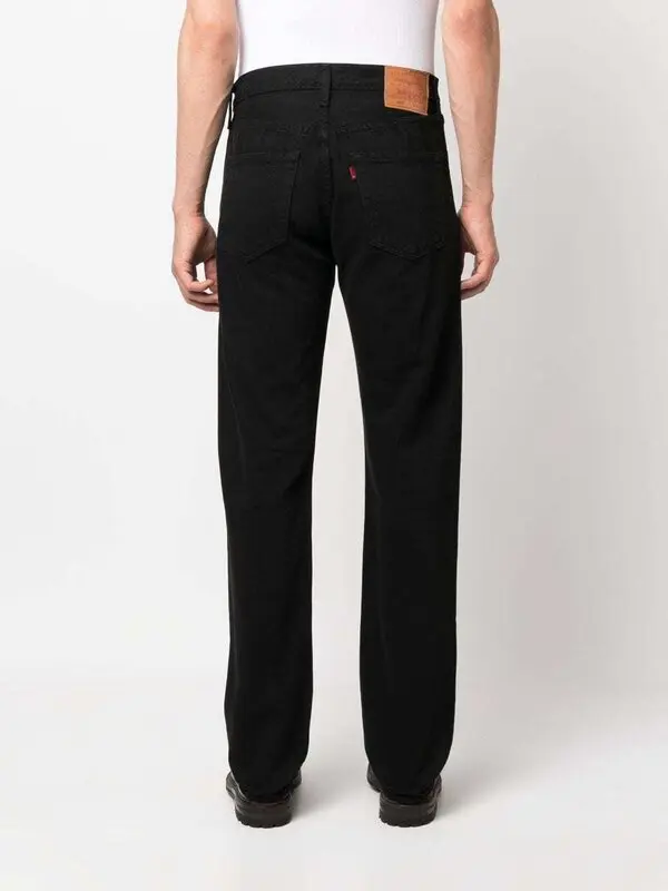 LEVI'S 501 Logo Patch Straight Leg Jeans