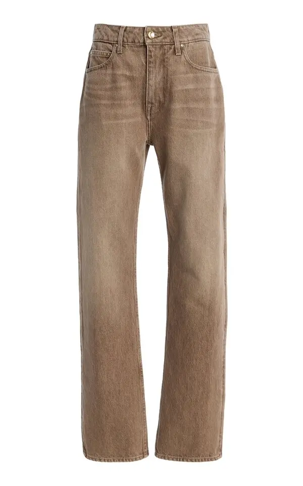 Ossou Holt Rigid Mid-rise Straight-leg Jeans