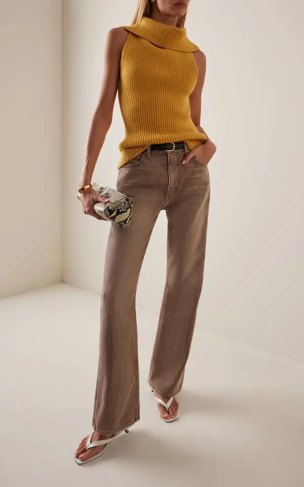 Ossou Holt Rigid Mid-rise Straight-leg Jeans