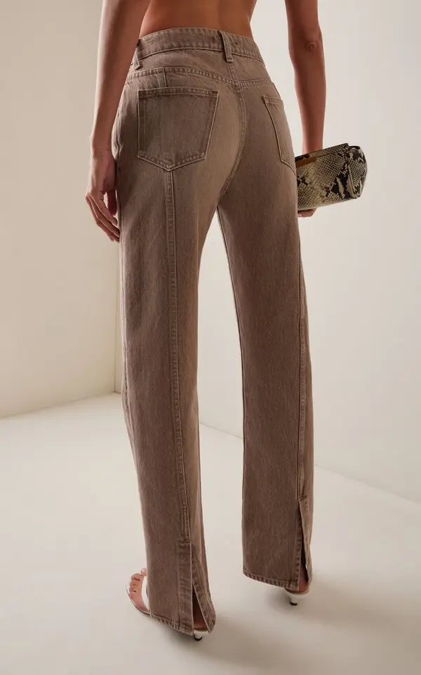 Ossou Holt Rigid Mid-rise Straight-leg Jeans