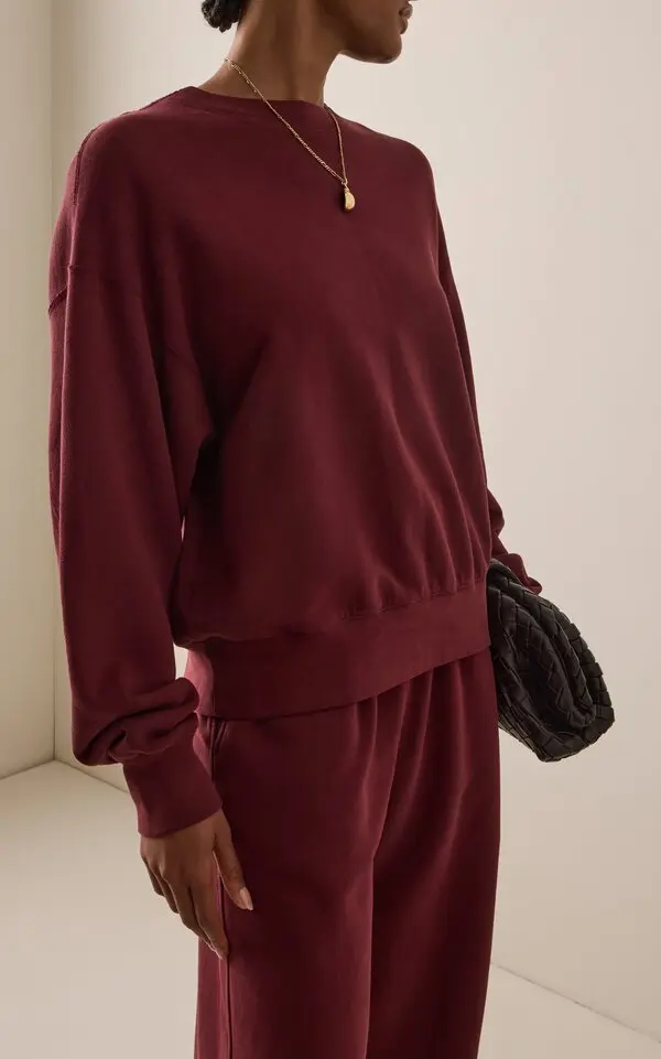SLVRLAKE Cinch Cotton Crewneck Sweatshirt