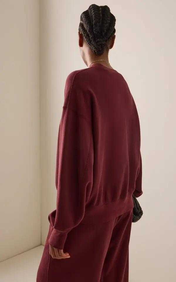 SLVRLAKE Cinch Cotton Crewneck Sweatshirt