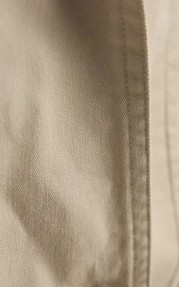 RE/DONE Debbie Belted Cotton-blend Jacket