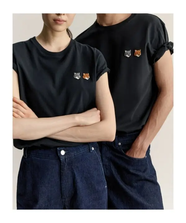 Maison Kitsuné Double Fox Head Comfort Tee-shirt