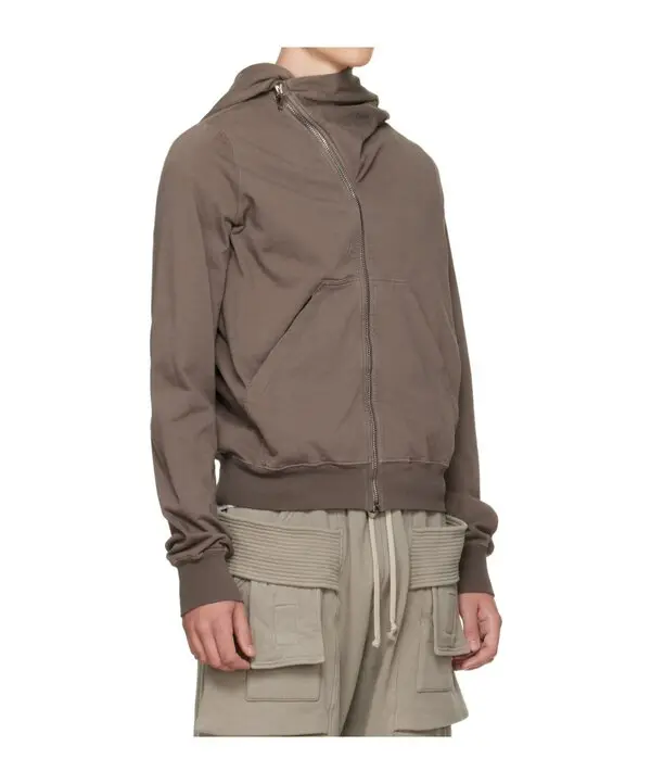 Rick Owens Asymmetric Zip Hoodie