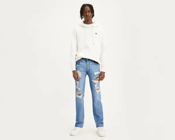 LEVI'S 501 Original Fit Ripped Jeans - Shuttle
