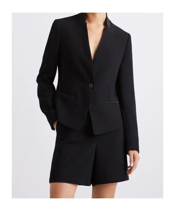 Marella Short Envers Satin Blazer