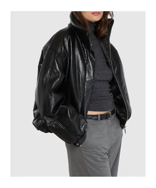 ANINE BING Padded Stand-collar Jacket