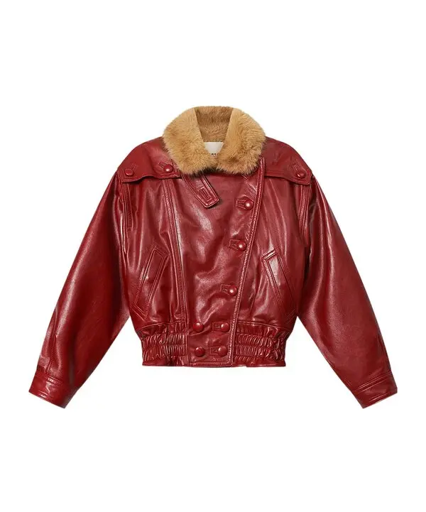 Isabel Marant Étoile Valina Leather Coat