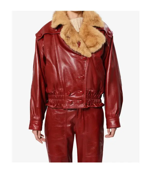 Isabel Marant Étoile Valina Leather Coat