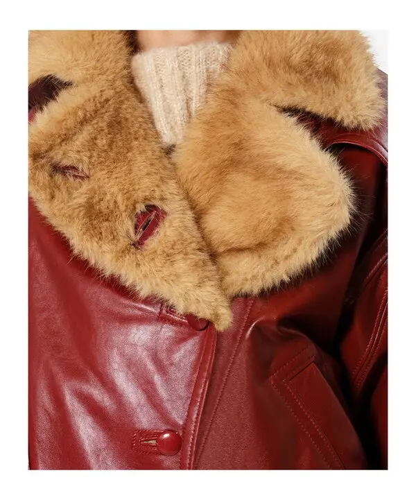 Isabel Marant Étoile Valina Leather Coat