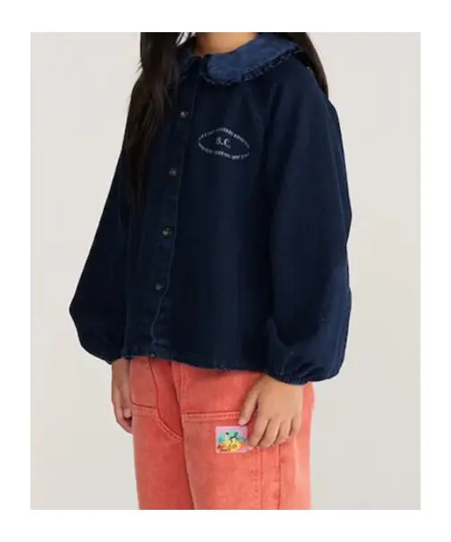 BOBO CHOSES Long-sleeve Denim Shirt
