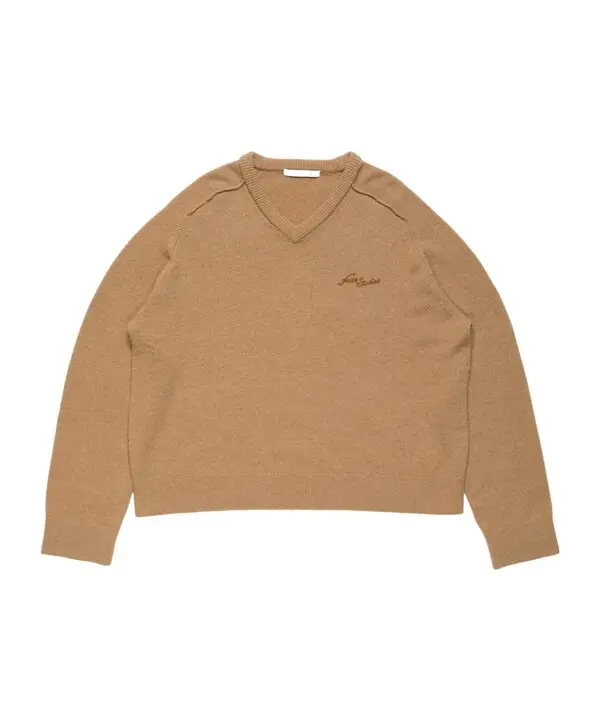 Acne Studios Camel Hair V-neck Sweater