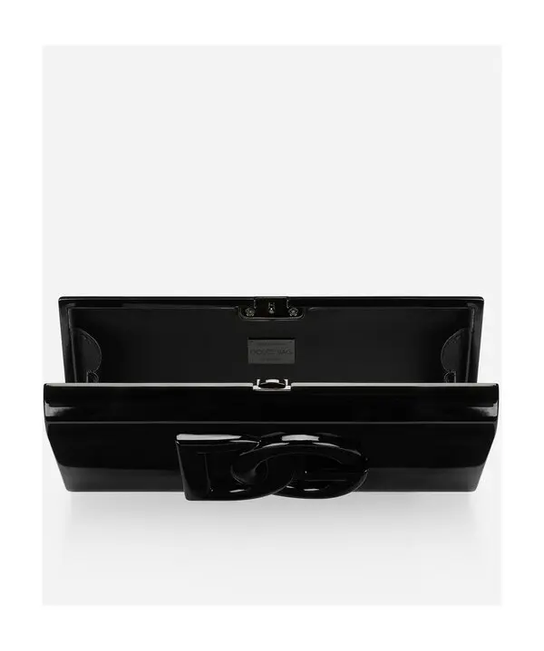 Dolce & Gabbana Dolce Gabbana Logo Embossed Box Clutch Bag