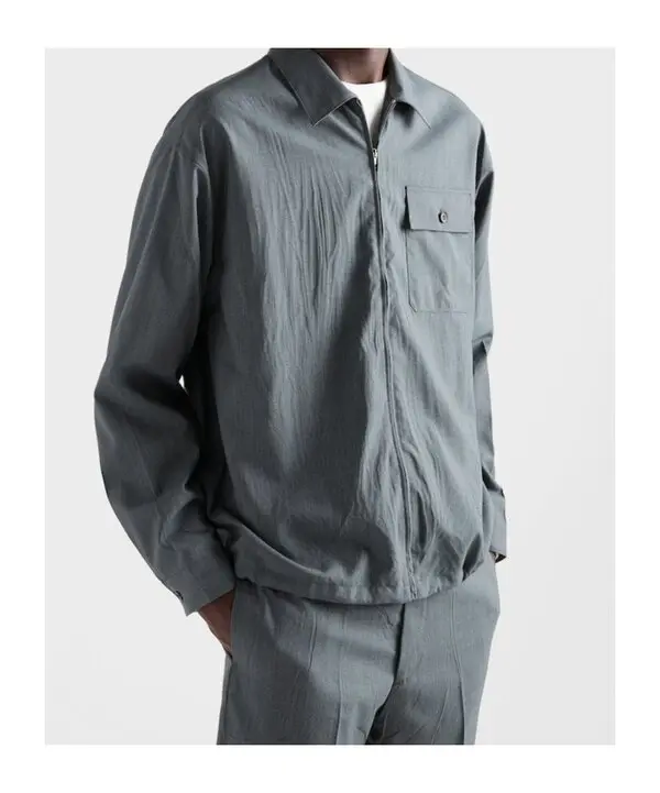 Prada Zip-front Shirt