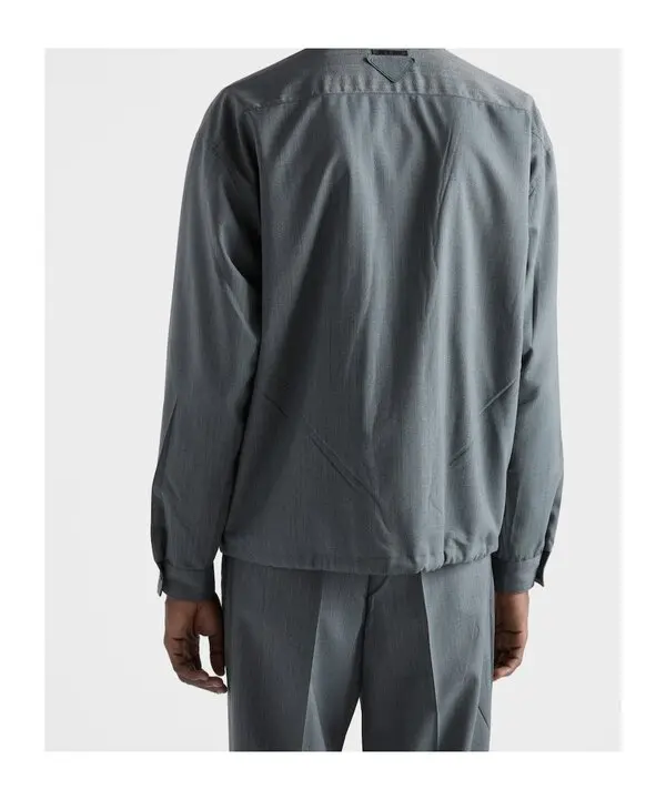 Prada Zip-front Shirt