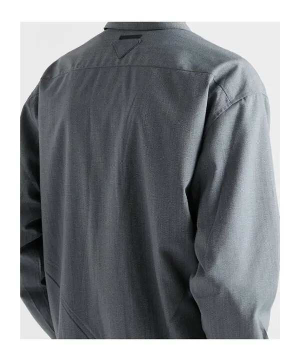Prada Zip-front Shirt