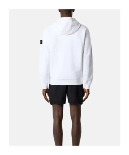 Stone Island Regular-fit Zip-up Hooded Sweatshirt With Pockets
