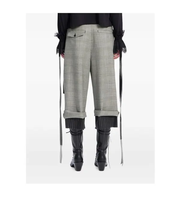 ANN DEMEULEMEESTER Birte Lace-ruffle Cuffs - Black