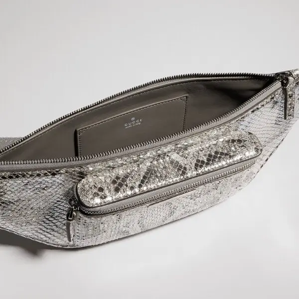Gucci Flatpack Small Belt Bag - Gray