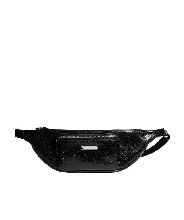 Gucci Flatpack Python Small Belt Bag - Black