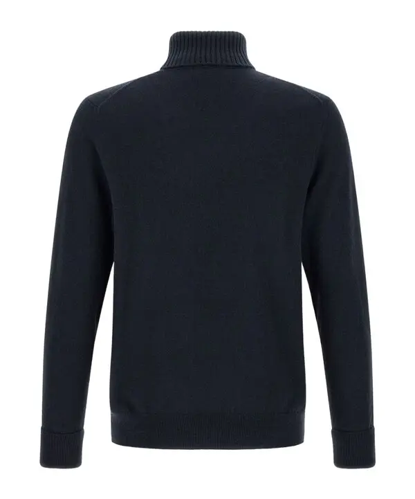 BALLANTYNE Diamond Intarsia Turtleneck Sweater