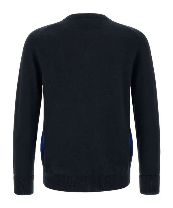 BALLANTYNE Diamond Intarsia Knitted Sweater