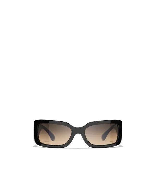 Chanel Full Frame Sunglasses - Black