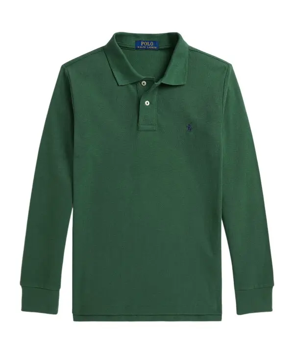 Polo Ralph Lauren Pony Long-sleeve Polo Shirt - Green