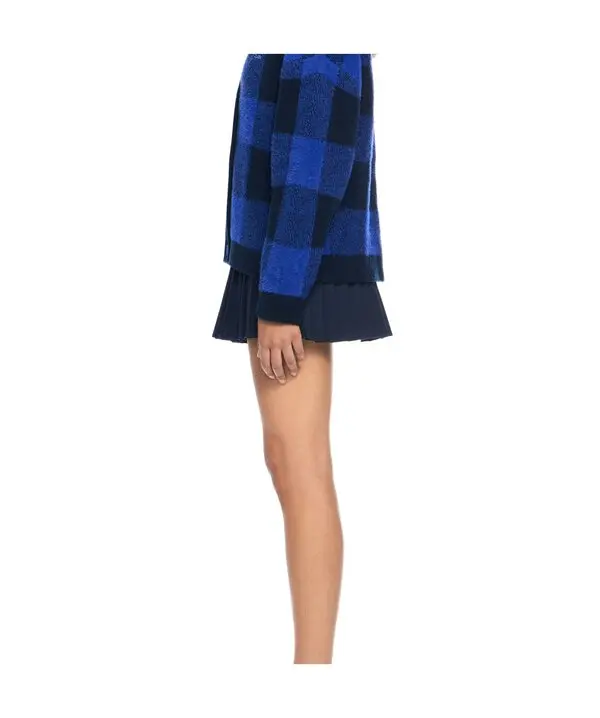 Off-White Zip Pleated Skirt