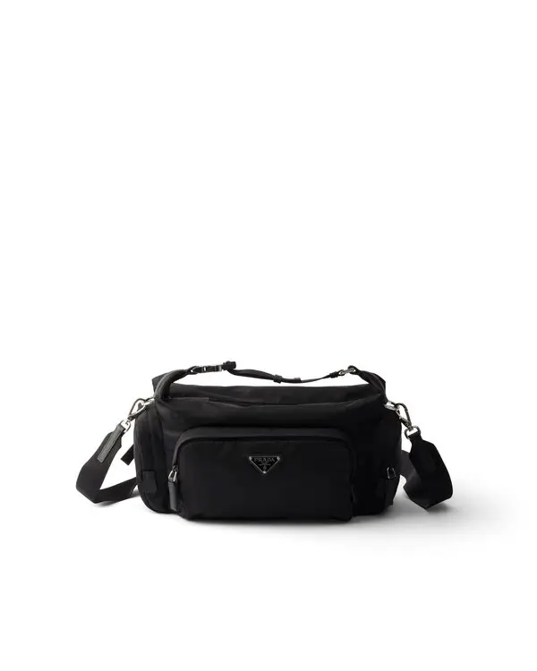 Prada Re-nylon And Saffiano Leather Shoulder Bag